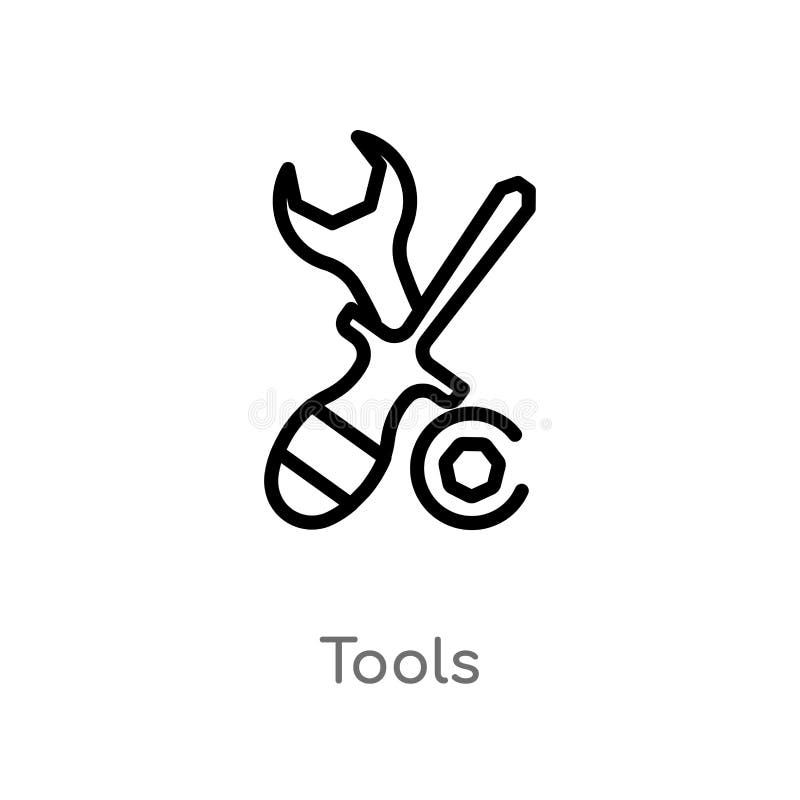 Outline Tools: Screwdriver, Pliers, Split Ring Pliers, Diagonal Cutting ...