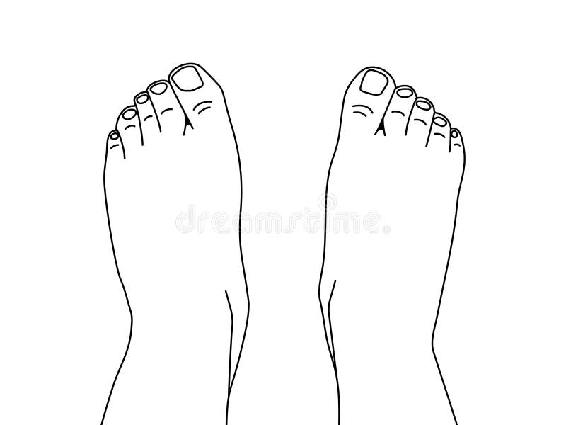 Human Foot Outline Clip Art