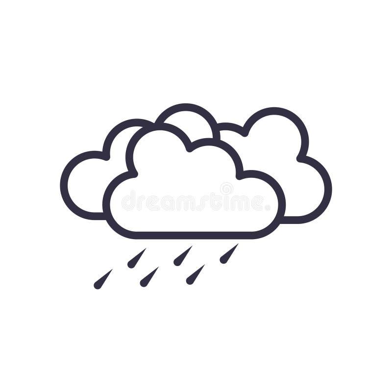 Weather Forecast Symbols Cloudy