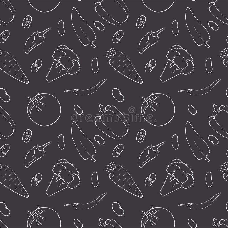 Pattern Decorative Vegetable Design Stock Illustrations – 27,086 ...