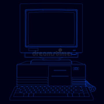 Front View Computer Cpu Stock Illustrations – 223 Front View Computer ...