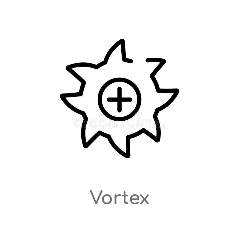 Simple Vortex Blue Color Vector Stock Vector - Illustration of creative ...