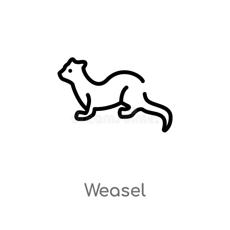 Vector of the weasel icon stock illustration. Illustration of icon ...