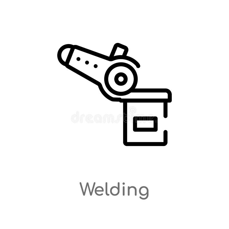 Welding Vector Illustration. Tiny Steel Connection Method Persons ...
