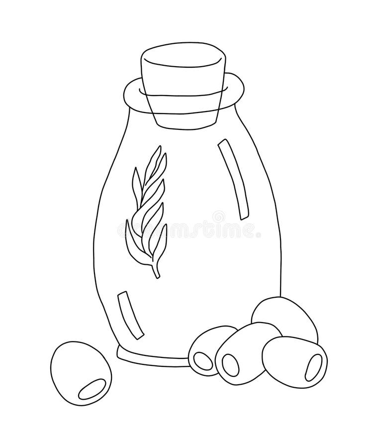 Oil Jar Coloring Page