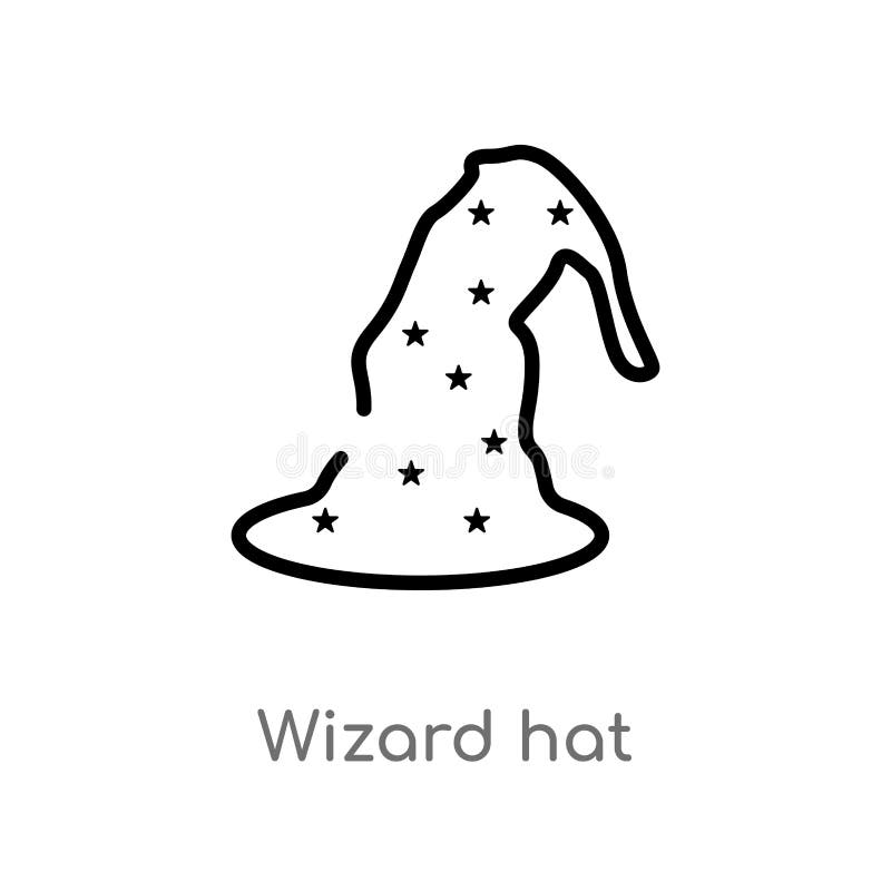 Outline Imagination Vector Icon. Isolated Black Simple Line Element ...