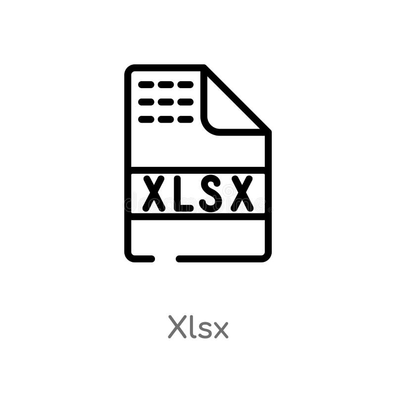 Xlsx Logo Stock Illustrations – 48 Xlsx Logo Stock Illustrations ...
