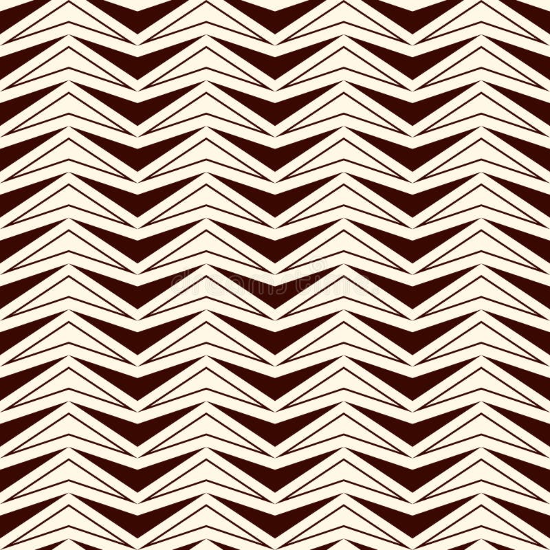 Outline Zigzag Abstract Background. Red Colors Seamless Pattern with ...