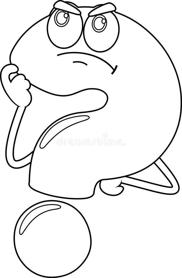 Question mark character stock vector. Illustration of cartoons - 17264160