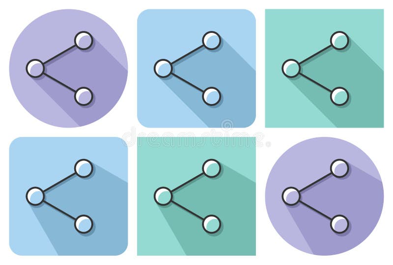 Outlined Icon of Share Sign Stock Vector - Illustration of sign, symbol ...