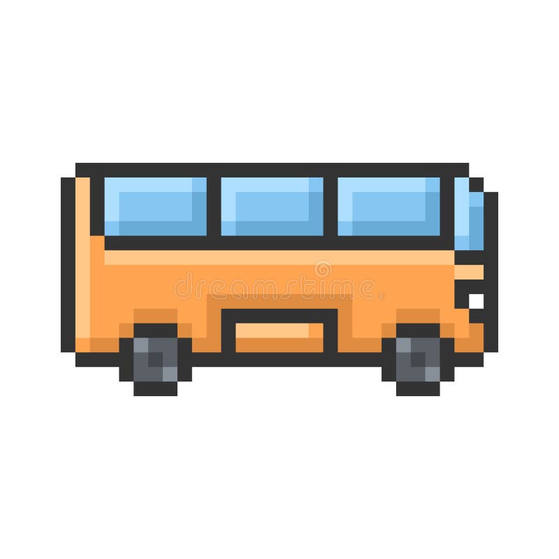 Pixel Bus Stock Illustrations – 1,620 Pixel Bus Stock Illustrations ...