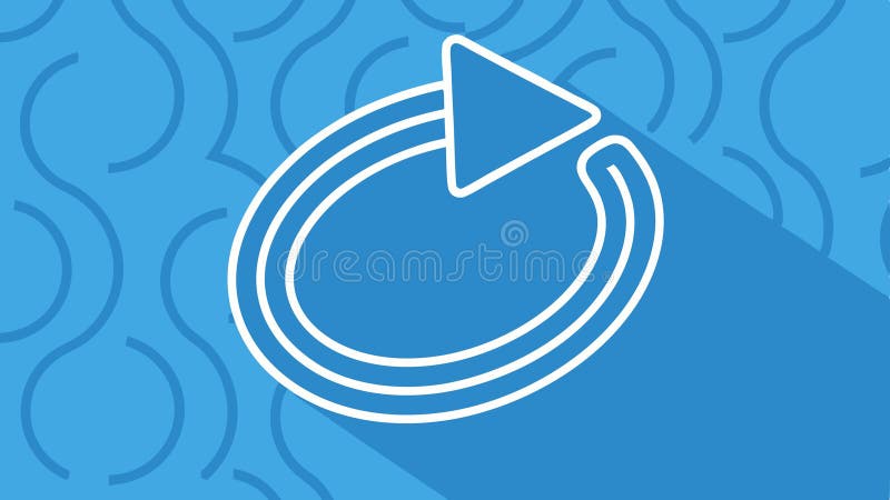 An Outlined Refresh Icon for Modern User Interface Designs, Vector ...