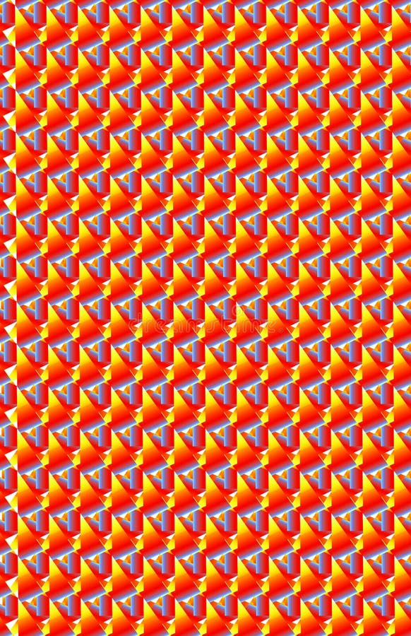 A Red, Yellow, and Blue Graphic Pattern. Stock Illustration ...