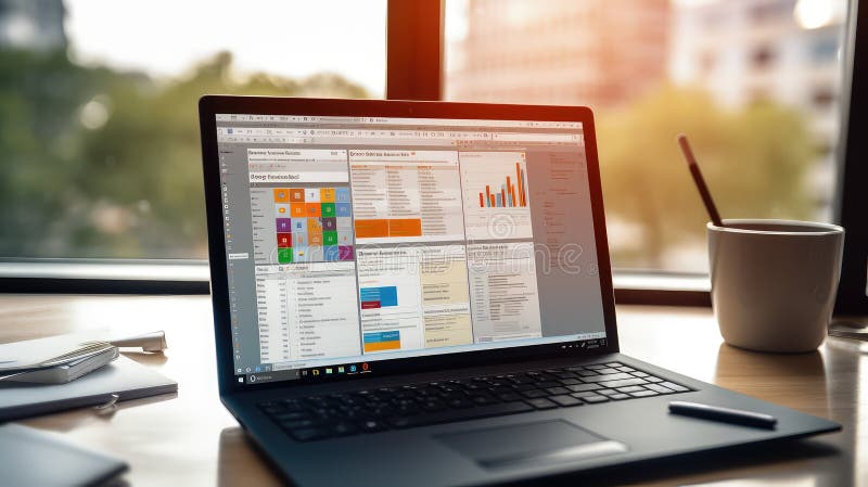 Outlook windows office stock illustration. Illustration of features ...