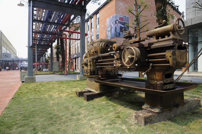 Outmoded Machinery at Chengdu Eastern Music Park Editorial Photography ...