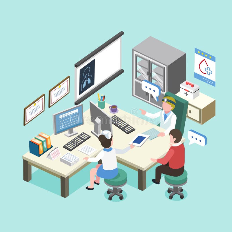 Outpatient Department OPD in Hospital . Doctor Cardiologist Use ...