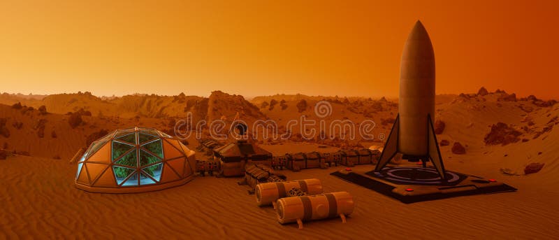 Mars Outpost Stock Illustrations – 91 Mars Outpost Stock Illustrations ...