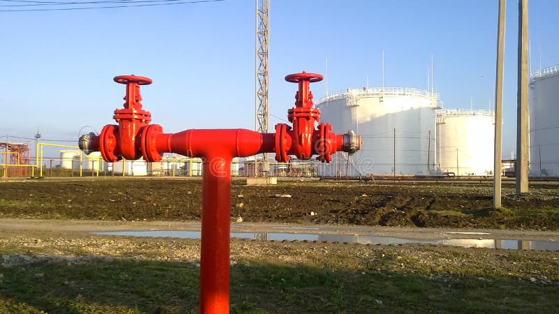 Output Pipeline of Fire System Stock Image - Image of carbon, gasoline ...