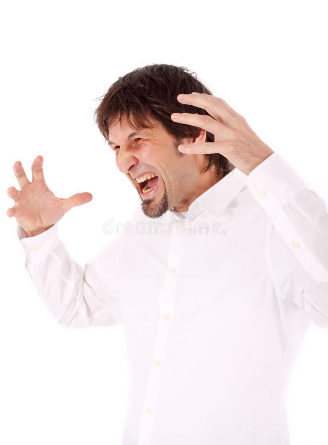Outraged businessman stock image. Image of person, angry - 7864925