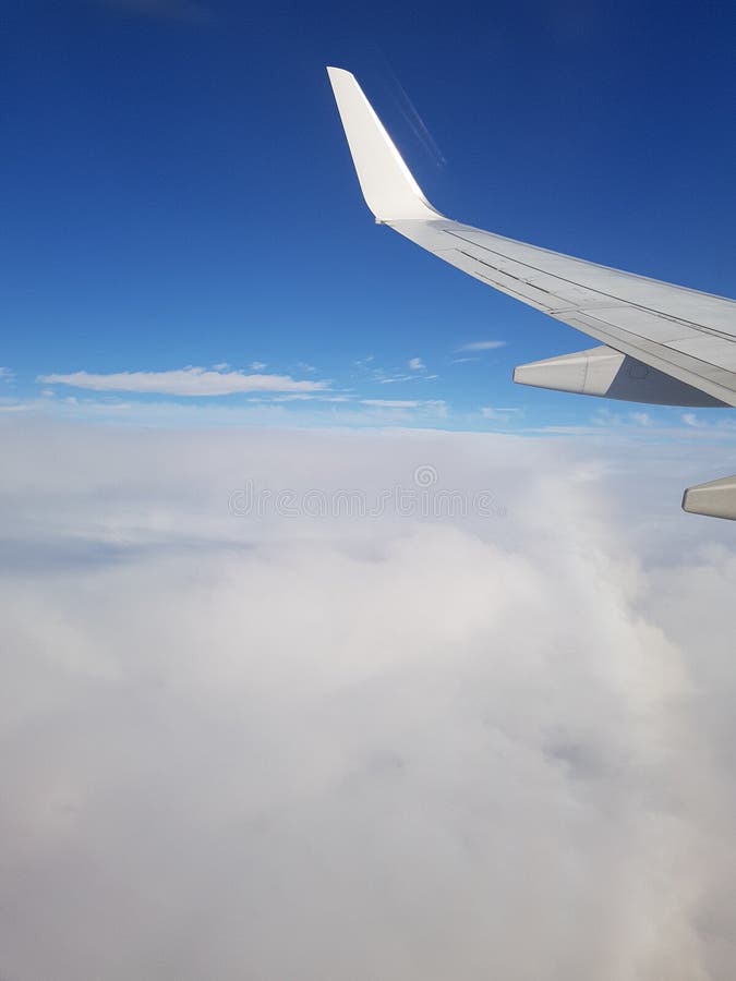 Outside the aircraft stock image. Image of holidays - 137086243