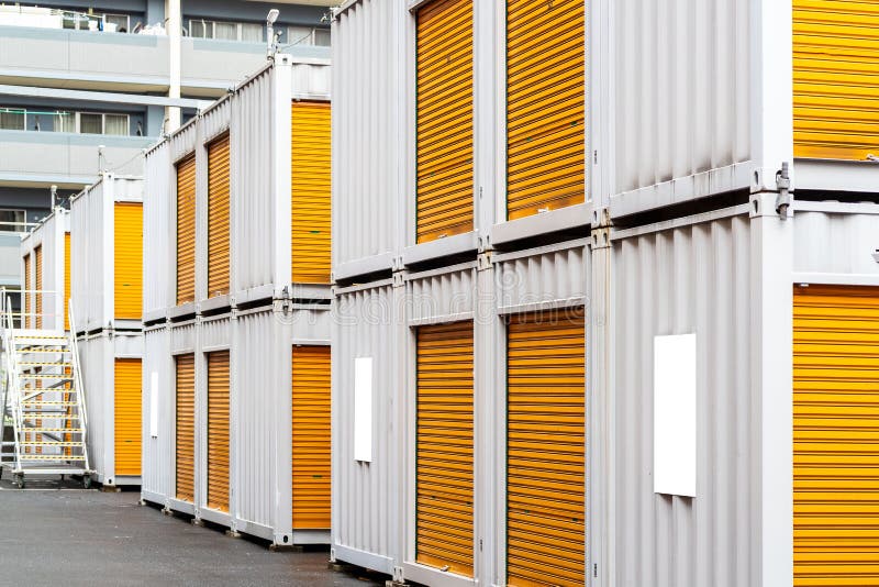 Small rental storage room stock photo. Image of outside - 142288890