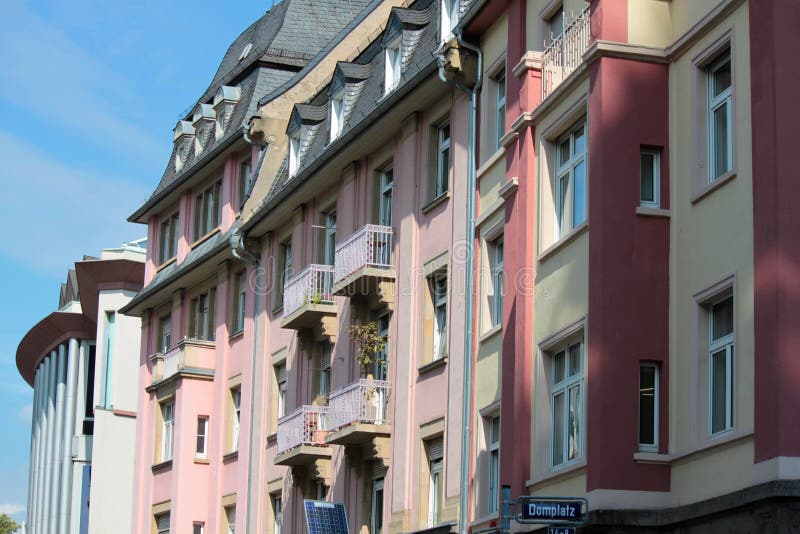 Outside buildings stock image. Image of windows, company - 63644451