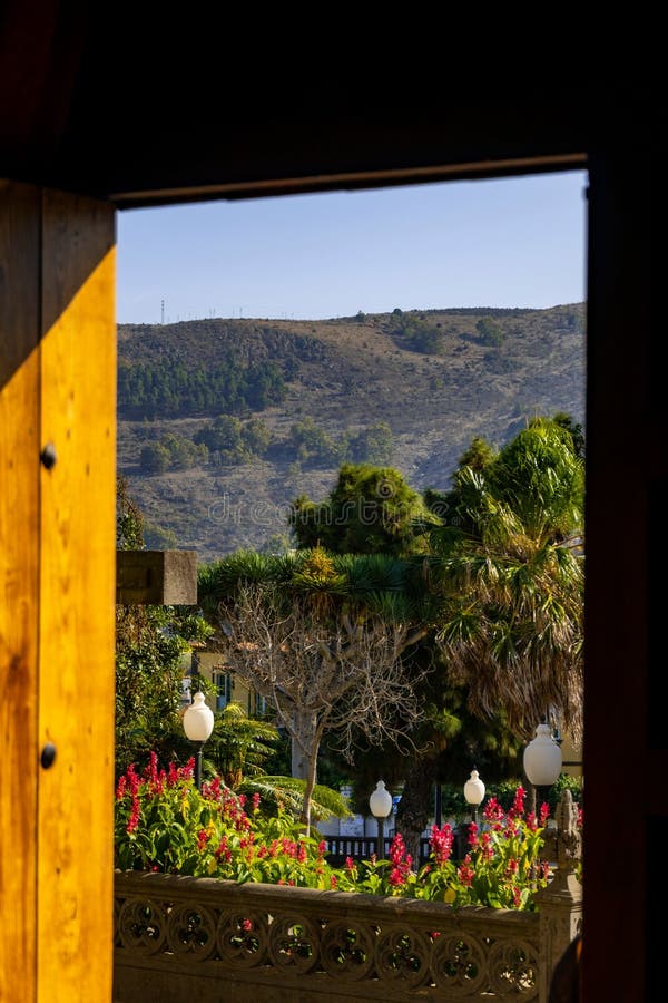 Outside the Door View of Park and Landscape Editorial Image - Image of ...