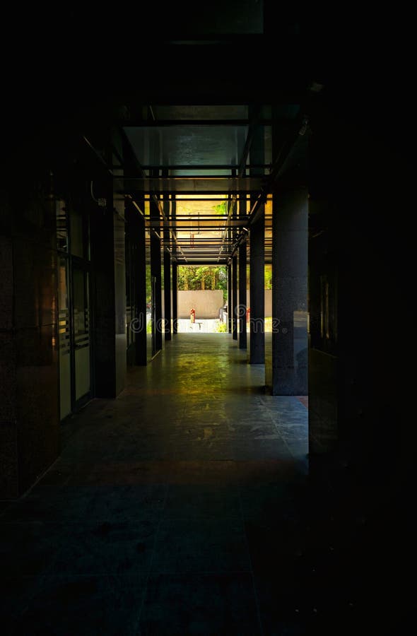 Outside Hotel Hall in Bucharest Downtown Stock Image - Image of shadows ...