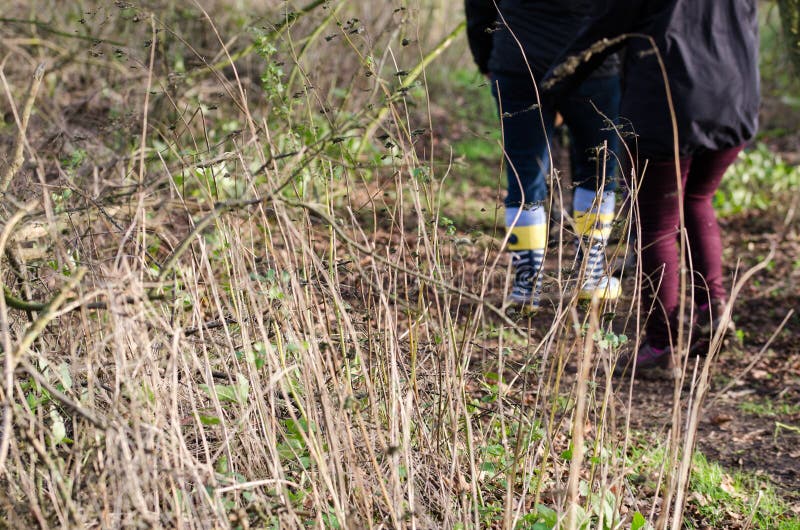 Outside for muddy walk stock image. Image of happiness - 64261389