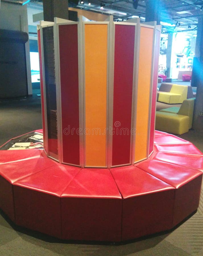 Outside of Red and Yellow Cray 1 Supercomputer Stock Image - Image of ...