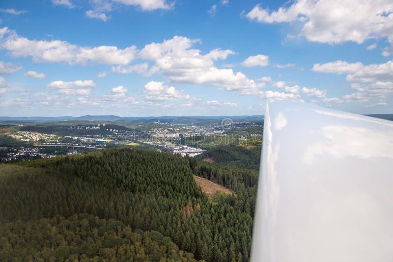 Outside a Sail Plane Side View Stock Image - Image of cloudscape ...