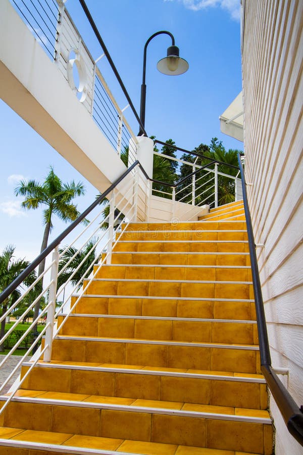 Outside stairs stock image. Image of step, home, rise - 34834075