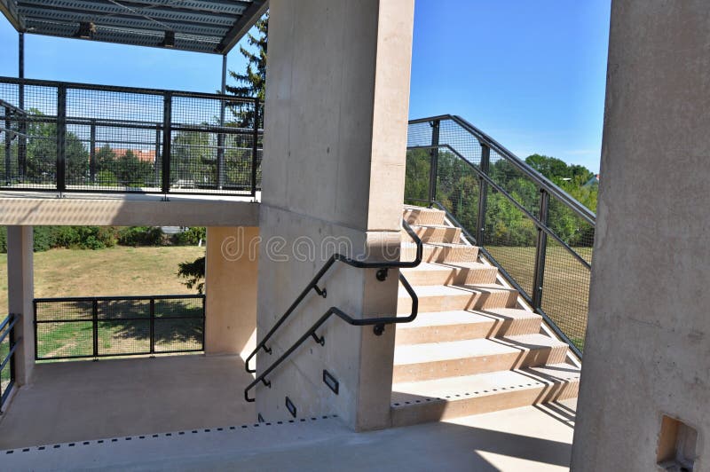 Outside stairs passage stock photo. Image of downtown - 56987902