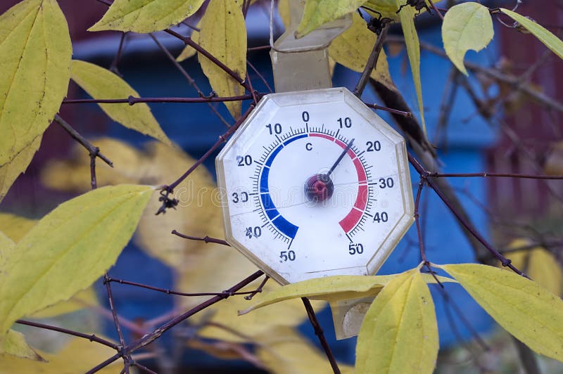 Outside Temperature stock photo. Image of horizontal - 45569714