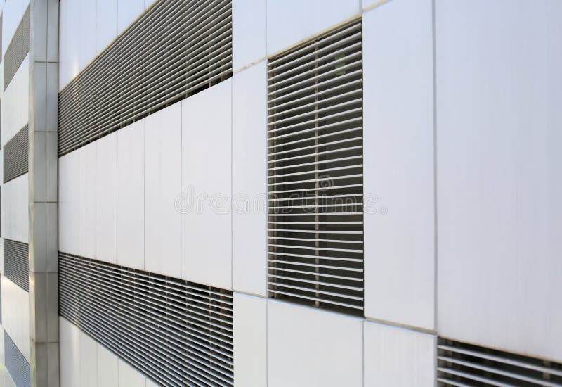 Outside Ventilation of the Building. Perspective External Image Stock ...