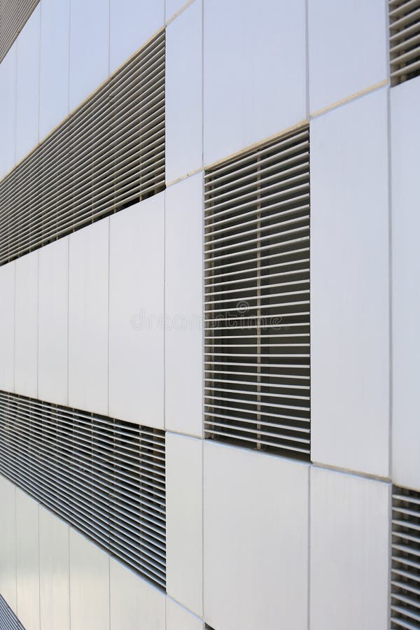 Outside Ventilation of the Building. Perspective External Image Stock ...