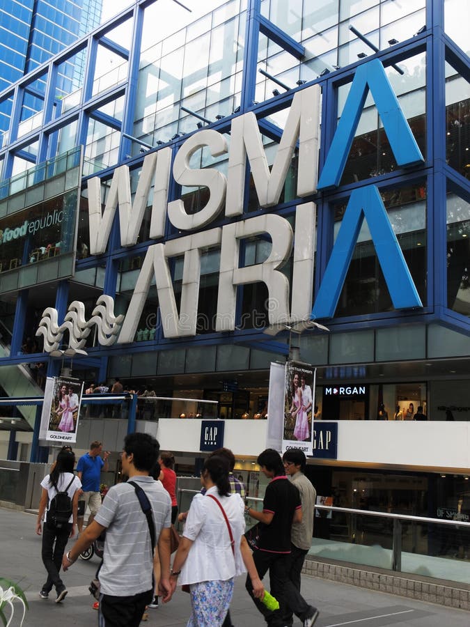 Wisma Atria Shopping Mall editorial stock photo. Image of atria - 17438708