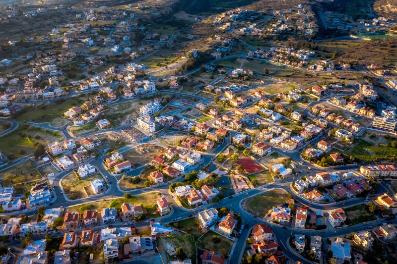 Outskirts of Limassol, Cyprus, View from Above Stock Photo - Image of ...