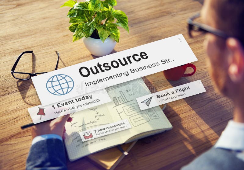 Outsource Task Contract Work Supplier Concept Stock Image - Image of ...