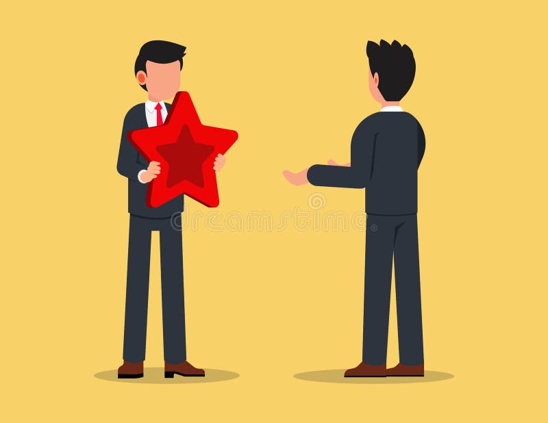 Outstanding Employee Award. Stock Vector - Illustration of leadership ...