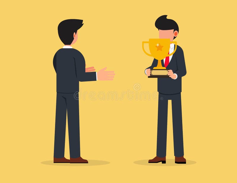 Outstanding Employee Award. Successful Career Concept Stock Vector ...