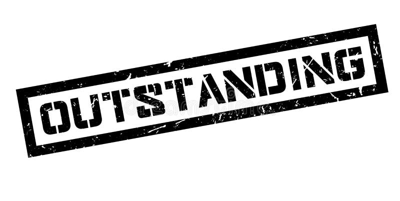 Outstanding rubber stamp stock illustration. Illustration of great ...