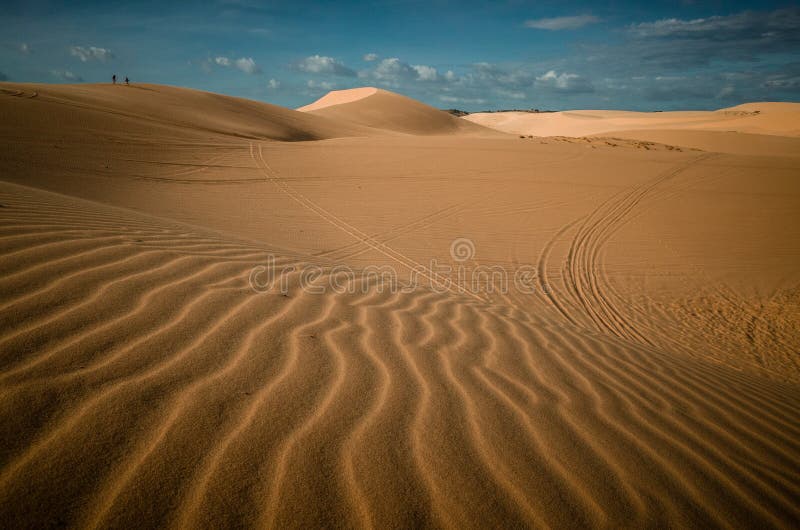 Outstanding Shot of the Mui Ne Dunes, Vietnam Stock Photo - Image of ...