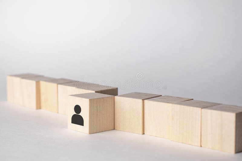 Outstanding Talent Stand Out from the Crowd and Different Concept Stock ...