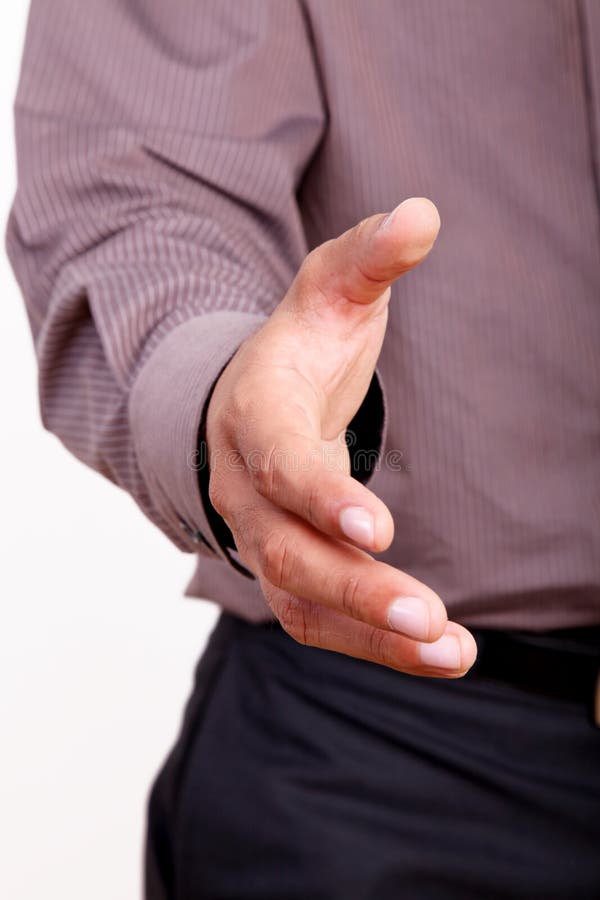 Handshake stock image. Image of helpful, executive, isolated - 3903459