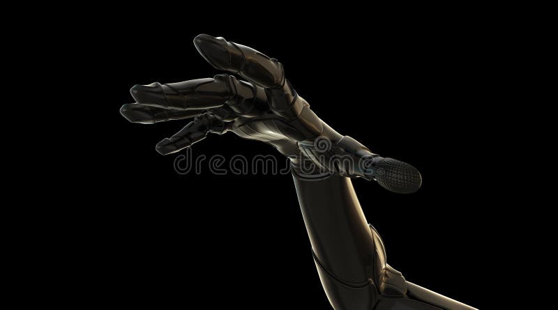 Outstretched hand stock illustration. Illustration of digitally - 22419320