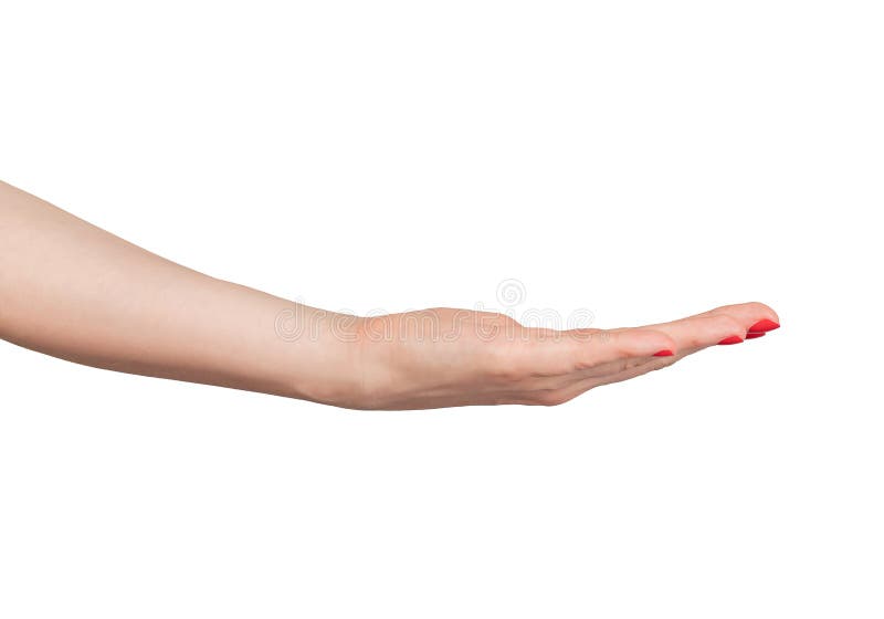 Outstretched Hand with an Empty Palm, Symbolizing Charity and Support ...