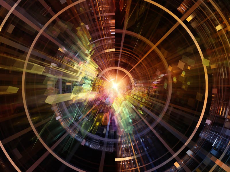 Outward Expansion stock illustration. Illustration of technology ...