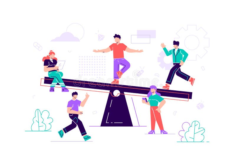 Comparing People Stock Illustrations – 401 Comparing People Stock ...