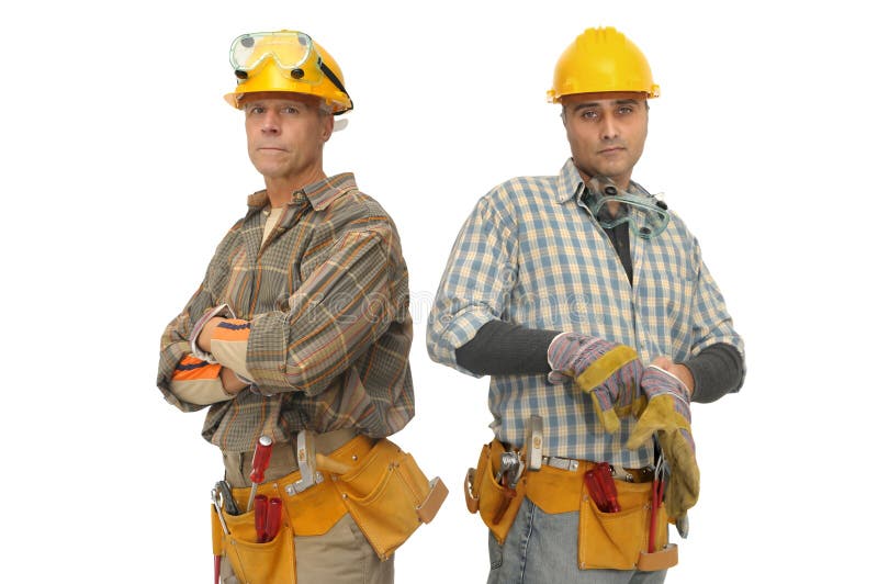 Ouvriers image stock. Image du poussière, examinez, industriel - 9072853